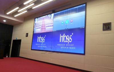 China 55 inch curved video wall LG 1920x1080 high resolution 3.5mm seamless bezel curved tv 500nits DDW-LW550HN11 for sale