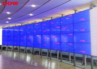 China Video wall curved samsung thin bezel video wall 700cd sqm Luminance flexible display for sale