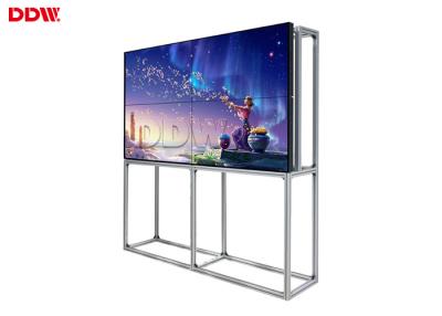 China 5.3 Mm Bezel Video Wall Advertising / 55 Video Wall Display Low Noise Fans for sale