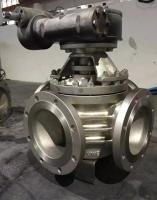 China 150LB Aluminum Bronze Valve Gear L Type Four Ways API Plug Valve for sale