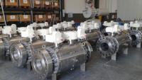 China DBB API Ball Valve Trunnion Mounted Compact Manifold Ball Valve for sale
