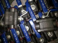China 3 Pieces API Ball Valve / Forged Steel Floating Ball Valve Manual Operation for sale