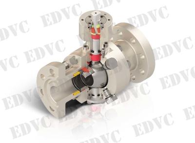 China Soft Sealing Split Body Ball Valve / Metal Seated Trunnion Ball Valve API 6D for sale