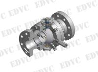 China API6D 1500LB Side Mounted Soft Sealing Ball Valve for sale