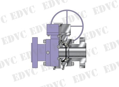 China Full Bore Side Entry Ball Valve Stainless Steel API 6D Class150 - 2500 for sale