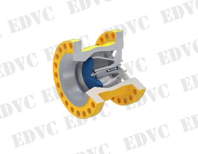 China CF3M Non Slam Nozzle Check Valve Bolted 300lb Short Pattern Valve for sale