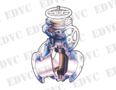 China T type Tapered 3 Way Plug Valve 600LB Gear Operated API 599 for sale