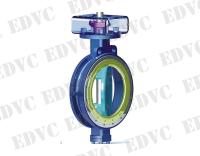 China Flange Connection Double Offset Butterfly Valve Metal Sealing for sale