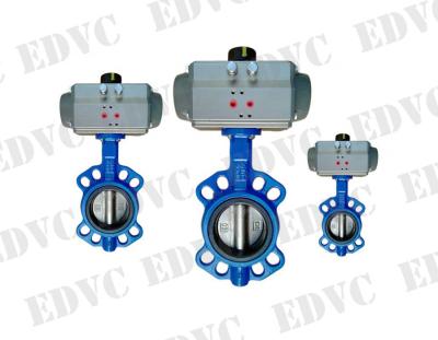 China Soft Sealing Rubber Lined Butterfly Valve WCB 304 316 Wafer Type for sale