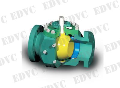 China Top Entry Metal Seated Ball Valve ASTM A105 1500LB Stainless Steel for sale