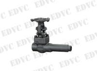 China Forged Butt Welded Handwheel Operated Gate Valve 2500LB With Extended Nipples for sale