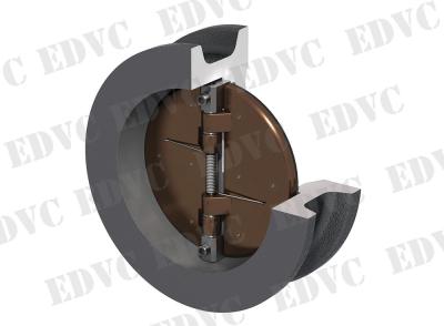 China 300LB Cast Steel Check Valves ASME B16.34 CF8M Wafer Tilting Disc Check Valve for sale