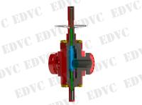 China 10000 PSI Ball Screw Gate Valve ASME B16.34 Thru Slab API 6FA Gate Valve for sale