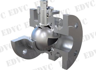 China 3/4 inch - 42 inch V Port Control Valve API 6D Wafer Type Ball Valve for sale