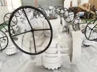 China Twin Gear Operated Venturi Pattern Plug Valve Lubricated API 6D for sale
