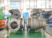 China Forged steel PTFE Lined Ball Valve / 3 Inch 3 Way Ball Valve T L Type for sale