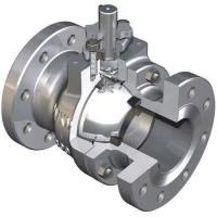 China API Side Entry Tronion Ball Valve Carbon Steel 150#300#600# With Actuator for sale