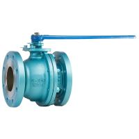 China 2 Piece Split Body Ball Valve Side Entry Floatiomg Matel Seat for sale