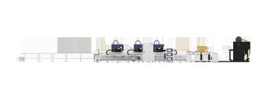 China Customizable Cold Rolled Coils Flattening Laser Cutting Machine for sale