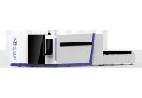 China Enclosed Protective Cover Exchange Table Laser Cutting Machine BOCHU Software and ±0.02mm Repositioning Accuracy for sale
