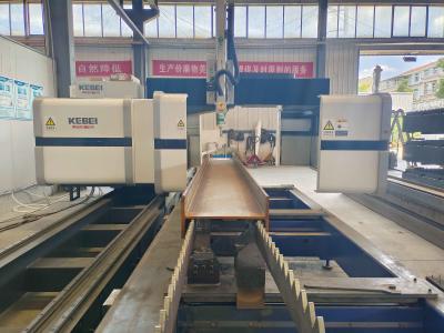 China Fiber H Beam Laser Cutting Machine for Structural Steel for sale