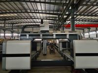 China CNC Gantry Fiber Laser H Beam Steel Cutting Machine Large Format for sale