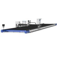 China High Precision Automated System Gantry Laser Cutting Machine With Water Cooling  ±0.03mm Positioning Accuracy for sale