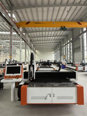 China Cut Plate Fiber Laser Metal Cutting Machine and Repeatability Accuracy ±0.02mm for High Precision Cutting for sale