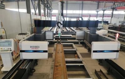 China Powerful H Beam Laser Cutting Machine with 1000mm Max Cutting Width AC380V 50Hz Power Supply for sale