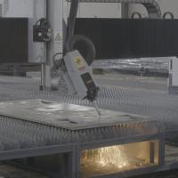 China 14000mm*500mm Plate Sheet Fiber Gantry Laser Cutting Machine Bevel Cutting Two Z Aaxis Design for sale