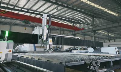 China High Power Large Format 12KW Metal Fiber Laser Cutting Machine for Thick Metal Sheet for sale