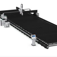 China 24000mm Workbench Gantry Laser Cutting Machine Powered by Fiber Laser for AC380V/50Hz Power Supply for sale