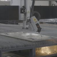 China 26000mm*3000mm Cutting Area Sheet Laser Cutting Machine With High Precision And Repeat Positioning Accuracy ±0.02mm for sale