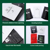 China 1/4 Lb to 5kg Child Resistant Mylar Bags with 60-200 Micron Thickness and Custom Printing Options for sale