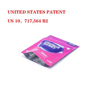 China Child Protective Film Bags 60-200 Micron with Odor-Resistant Zipper Lock in 3.5g-5kg Capacities for sale