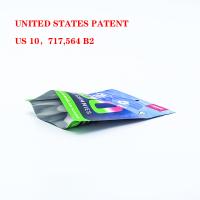 China Custom Odor Proof Child Safe Mylar Bags for Tobacco Packaging with Secure Zip Lock for sale