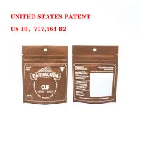 China Custom Child-Resistant Mylar Bags with Secure Zipper Lock for Tobacco Packaging 8x12 inch for sale
