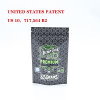 China 1/8 Oz Black Mylar Bags - Child-Resistant Packaging with 50-200 Micron Thickness and Custom Printing for sale