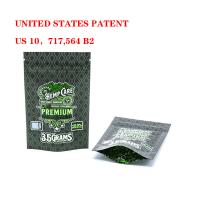 China 1/8 Oz Black Mylar Bags - Child-Resistant Packaging with 50-200 Micron Thickness and Custom Printing for sale