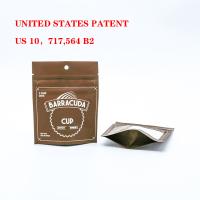 China Custom Child-Resistant Mylar Bags with Secure Zipper Lock for Tobacco Packaging 8x12 inch for sale