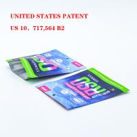 China Custom Odor Proof Child Safe Mylar Bags for Tobacco Packaging with Secure Zip Lock for sale