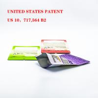 China Custom Child-Resistant Smell-Proof Mylar Bags with Plastic Zipper Lock for Tobacco Packaging - Multiple Sizes Available for sale