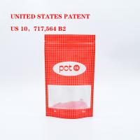 China Custom Child-Resistant Food Pouches 3.5g-28g with Odor-Proof Zipper Lock and 20-200 Micron Thickness for sale