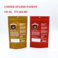 China Custom Child Resistant Mylar Bags 50-200 Microns with Secure Zipper Lock and Odor-Resistant Properties for sale