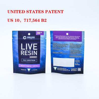 China Child Resistant Mylar Stand-Up Pouches with Odor Proof Zipper Lock - 5000pcs MOQ, 7-15 Day Delivery for sale