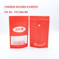 China Custom Child-Resistant Food Pouches 3.5g-28g with Odor-Proof Zipper Lock and 20-200 Micron Thickness for sale