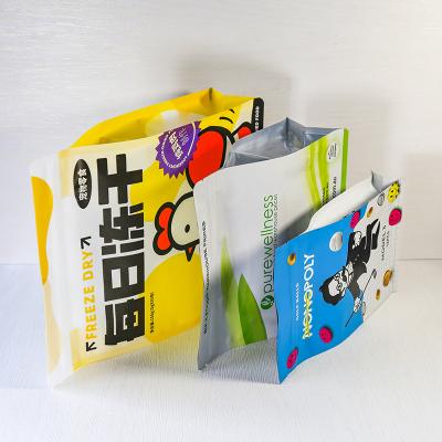 China 8-Side Sealed AL Composite Plastic Flat Bottom Bag for Snack Food Packaging - Custom Printed Eco-Friendly Design for sale