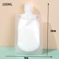 China 30ML 50ML 100ML Spouted Stand Up Pouch with Spray Nozzle Pump for Cosmetic Products for sale
