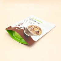 China PET Aluminized Composite Self-Standing Zipper Bags 100g-1kg Capacity Food Grade Coffee Packaging for sale