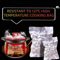 China Aluminum Foil High-Temperature Cooking Bags 121°C Heat Resistant Retort Packaging for Food Processing for sale